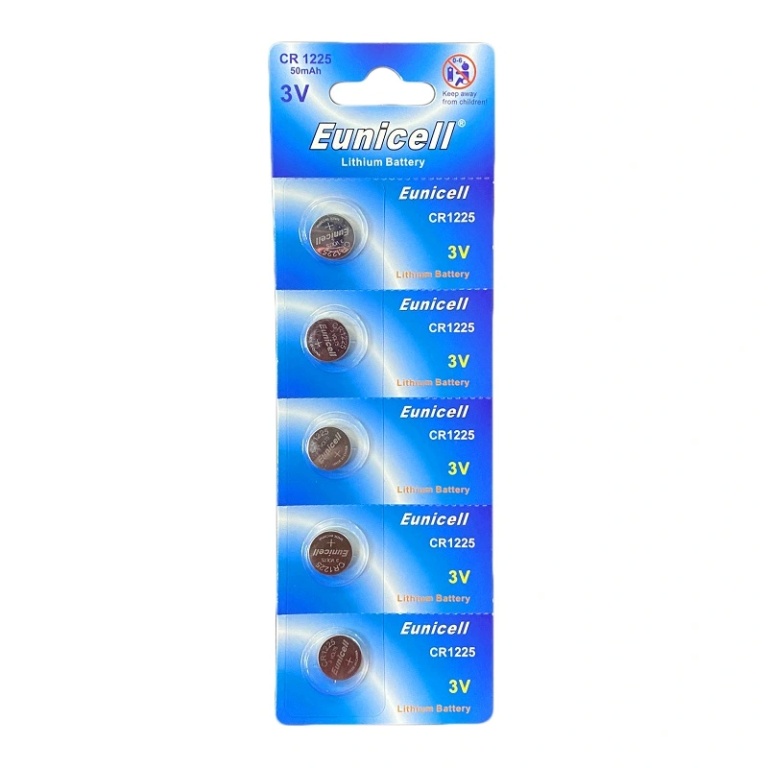 5 x CR1225 Batteries 3V Lithium - Aubattery