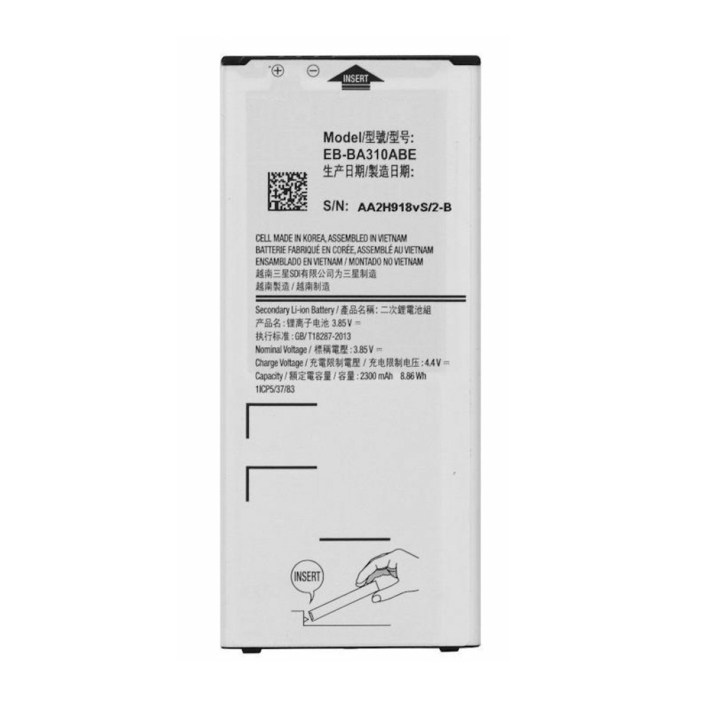 Samsung Galaxy A3 (2016) SM-A310 Replacement Battery - Aubattery