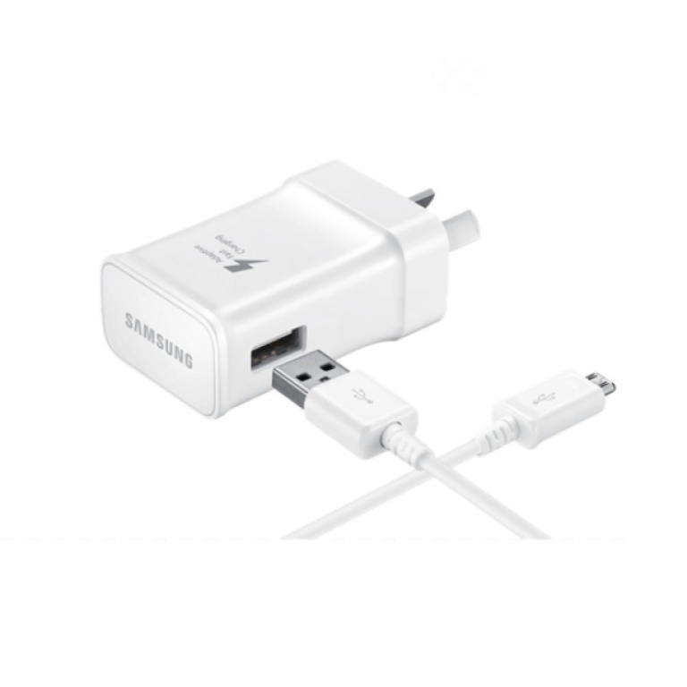 Genuine Samsung AC Fast Charger Wall Charger with Micro USB Cable ...