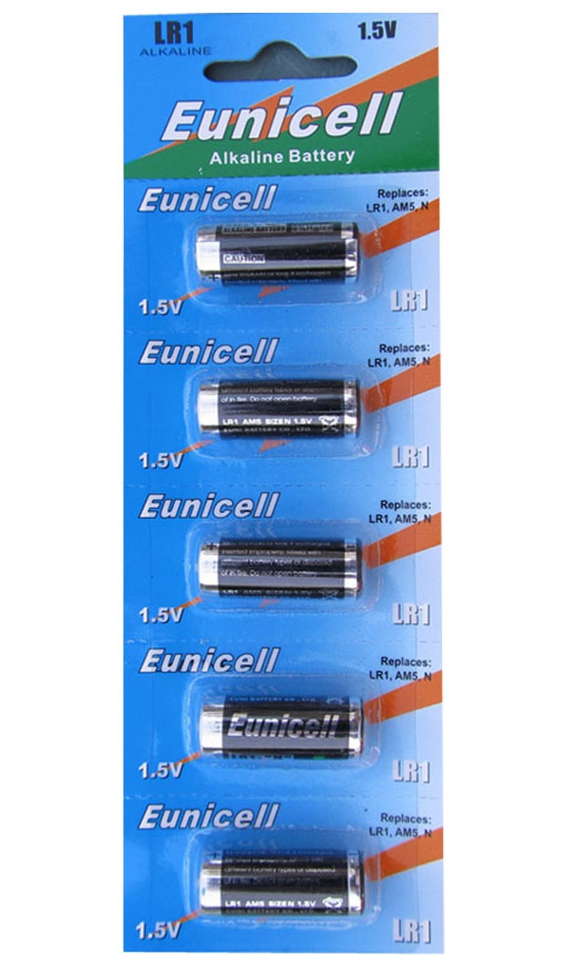 5 x N / LR1 Alkaline Batteries 1.5V - Aubattery