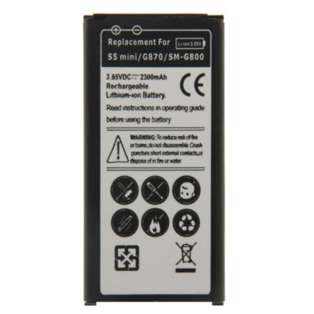Samsung Galaxy S5 Mini SM-G800 Replacement Battery - Aubattery
