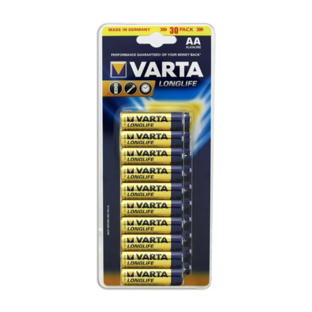 Varta AAA Alkaline Batteries 24 Pack - Aubattery