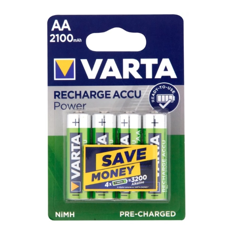 4 x Varta NiMH AA Rechargeable Batteries – Aubattery