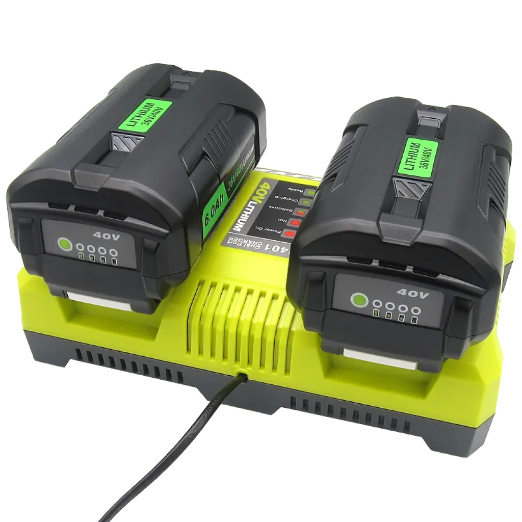Dual Battery Charger For Ryobi 36V 40V Lithium - Aubattery